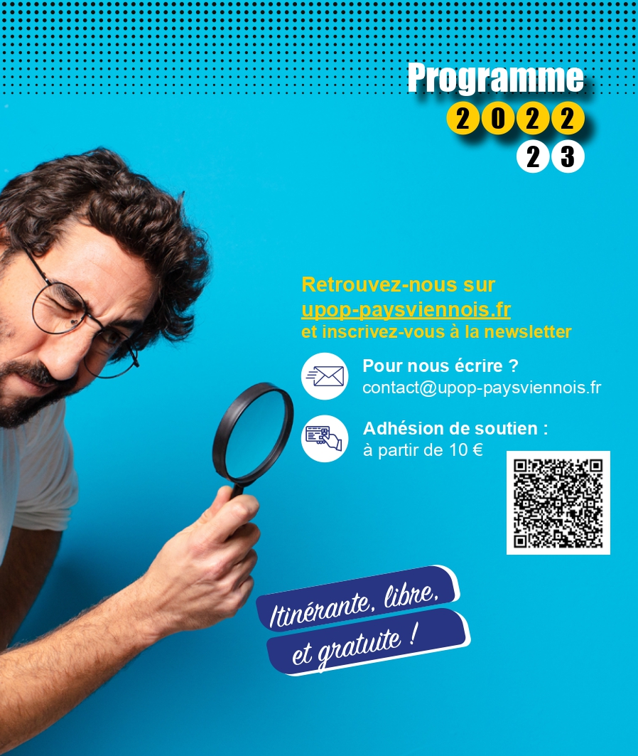 Adhésion de soutien et programme de novembre – UPOP